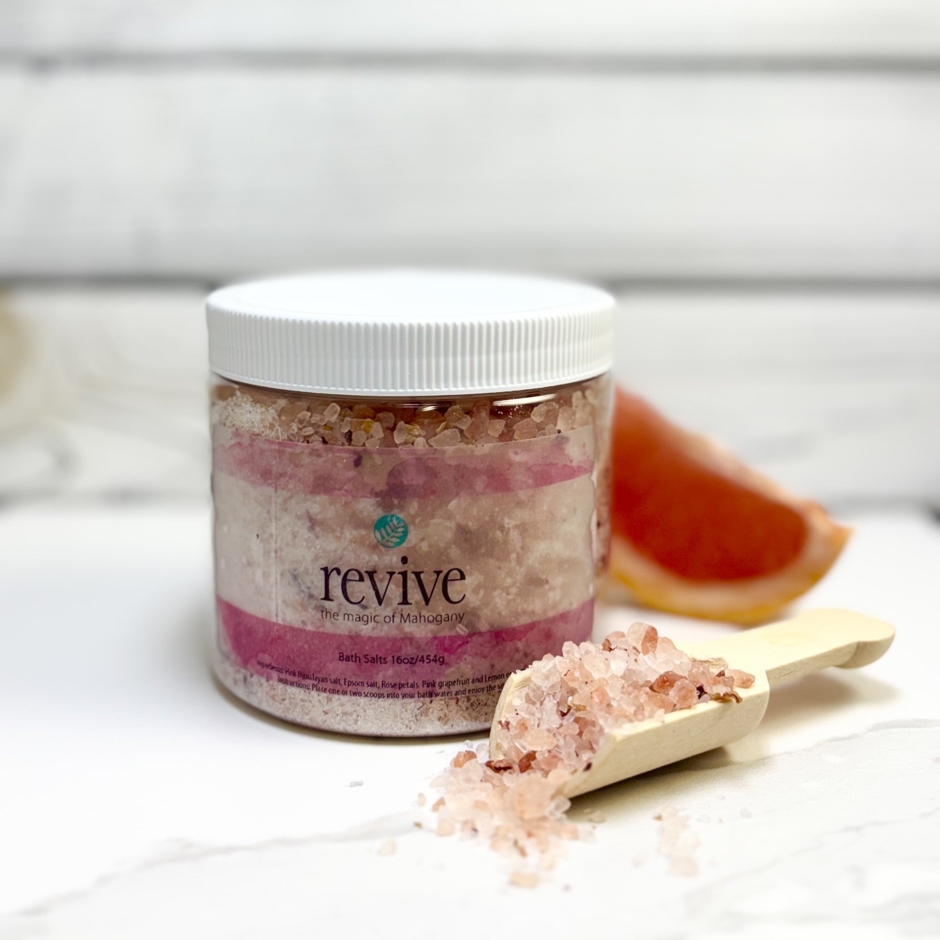 Bath Salt Soak - Revive 16oz